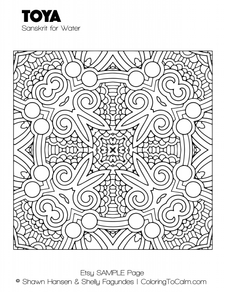 Toya Coloring Page | Shawn Hansen